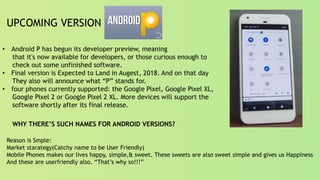 Android PPT Presentation 2018 | PPTX