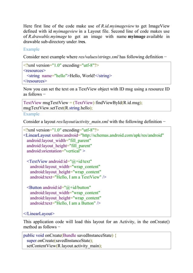 Android Resourcesdocx