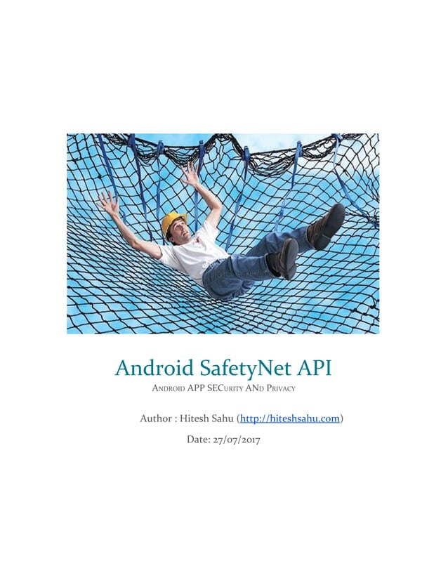 Using the Google SafetyNet API for Banking & Finance | PDF