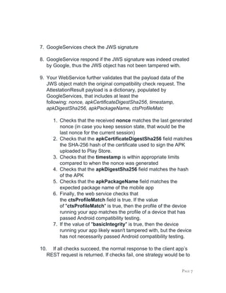 Using the Google SafetyNet API for Banking & Finance | PDF | Operating ...