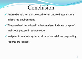 Android sandbox | PPTX