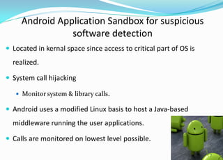 Android sandbox | PPTX