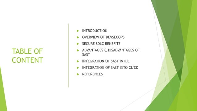 Implementation of SAST for Android Application | PPT