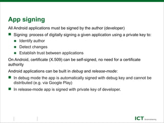 Android security in depth - extended | ODP