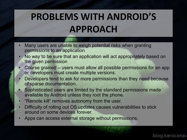 Android security model | PPTX