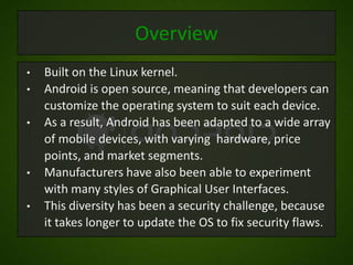 Android security model | PPTX