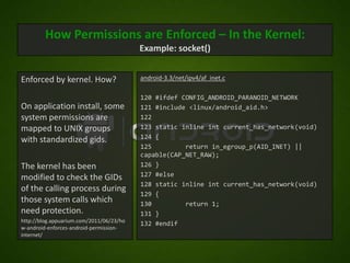 Android security model | PPTX
