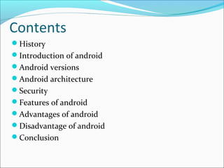 Android Seminar BY Suleman Khan.pdf | Operating Systems | Computer Software and Applications