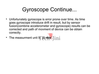 Android sensors | ODP
