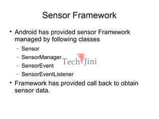 Android sensors | ODP