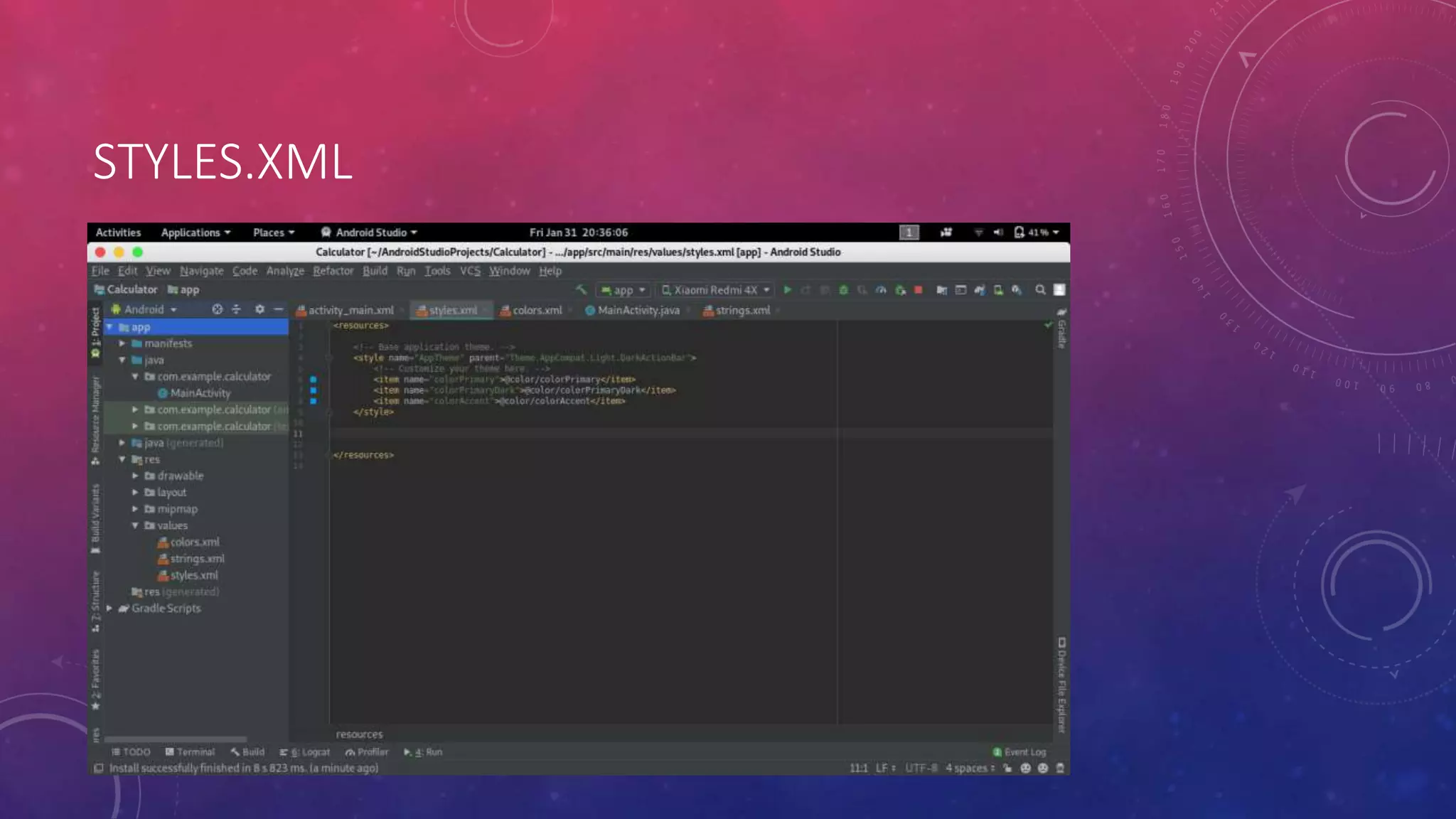 Android simple calculator | PPTX