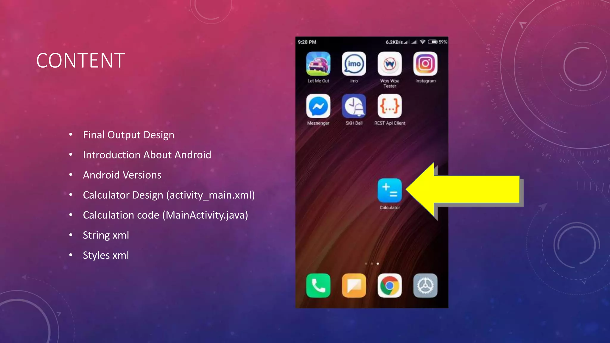 Android simple calculator | PPTX