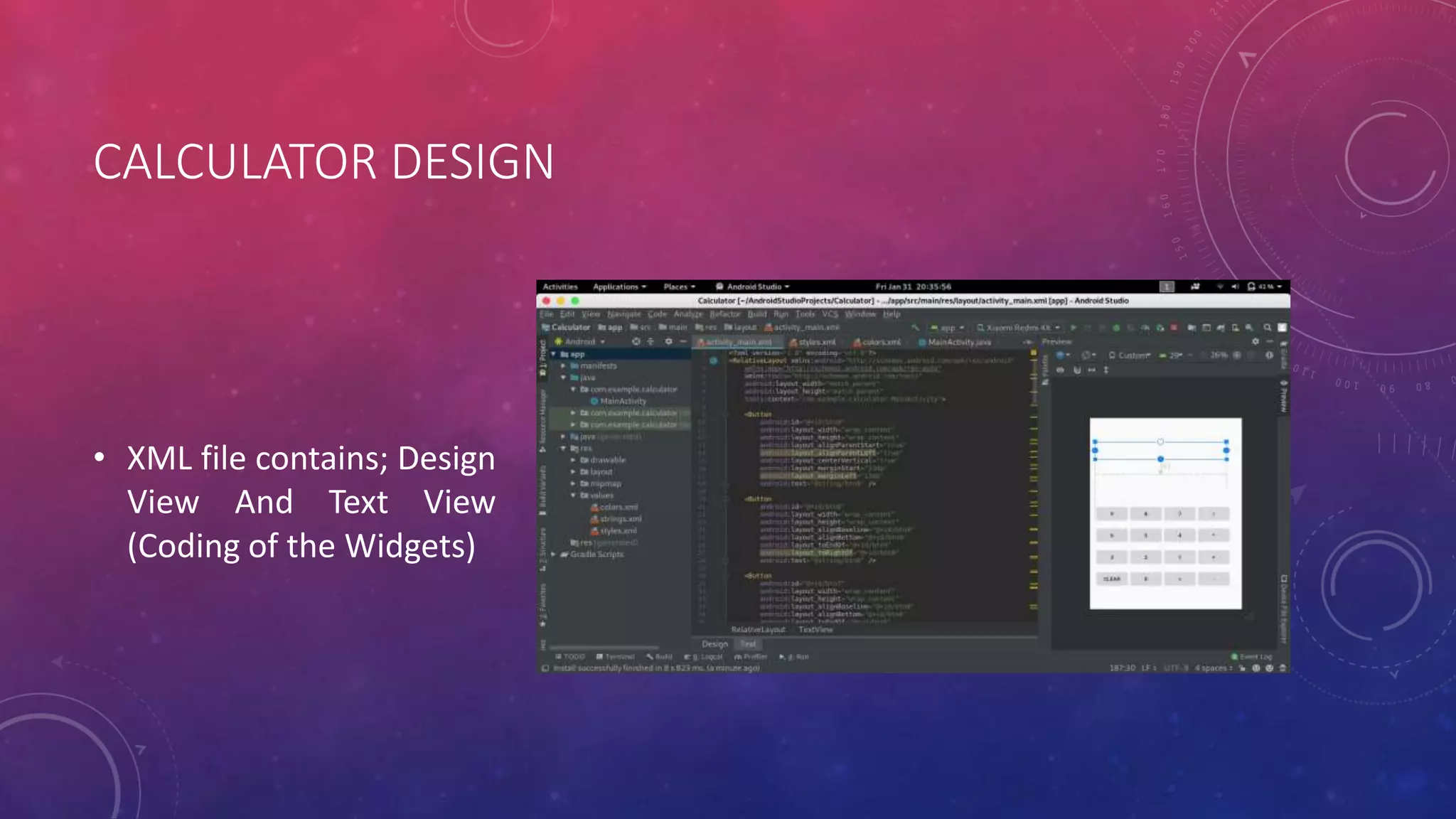 Android simple calculator | PPTX