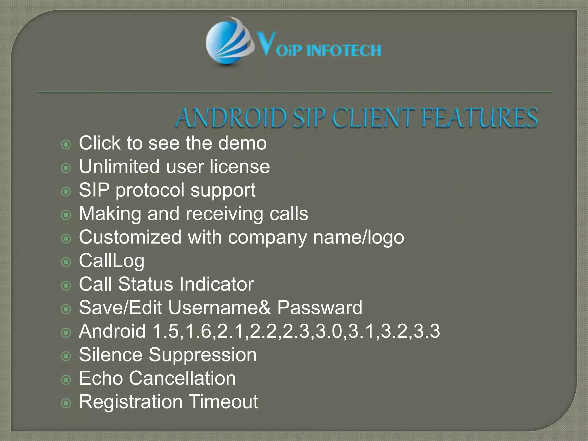 VoIP Infotech: Android sip client providers | PPT