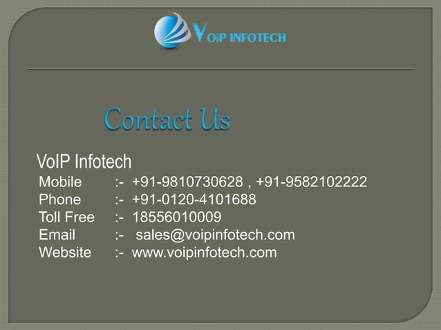 VoIP Infotech: Android sip client providers | PPT