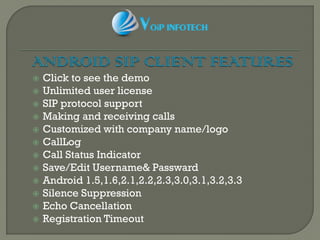 Android sip client | PPT