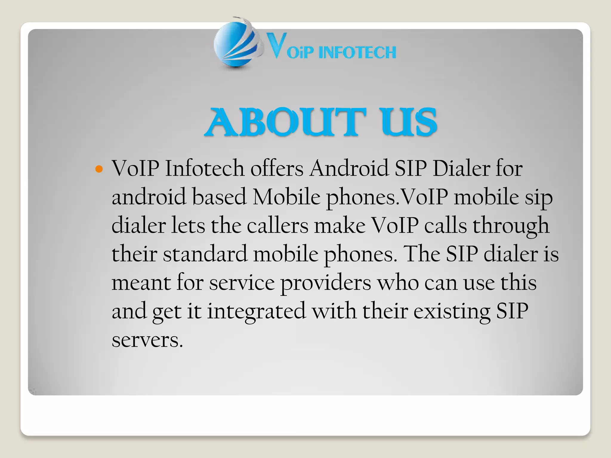 Android sip dialer | PDF