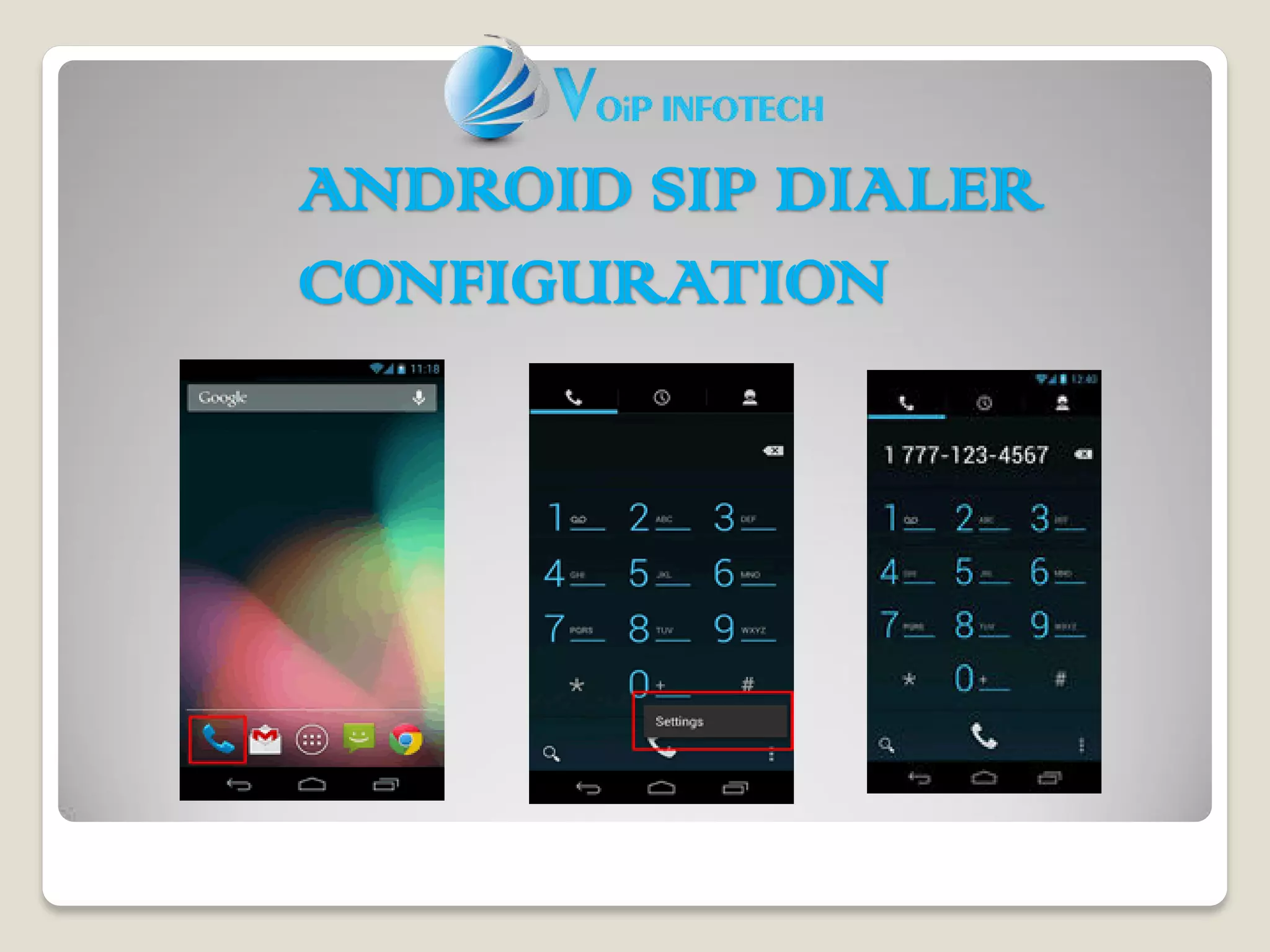 Android sip dialer | PPT | Free Download