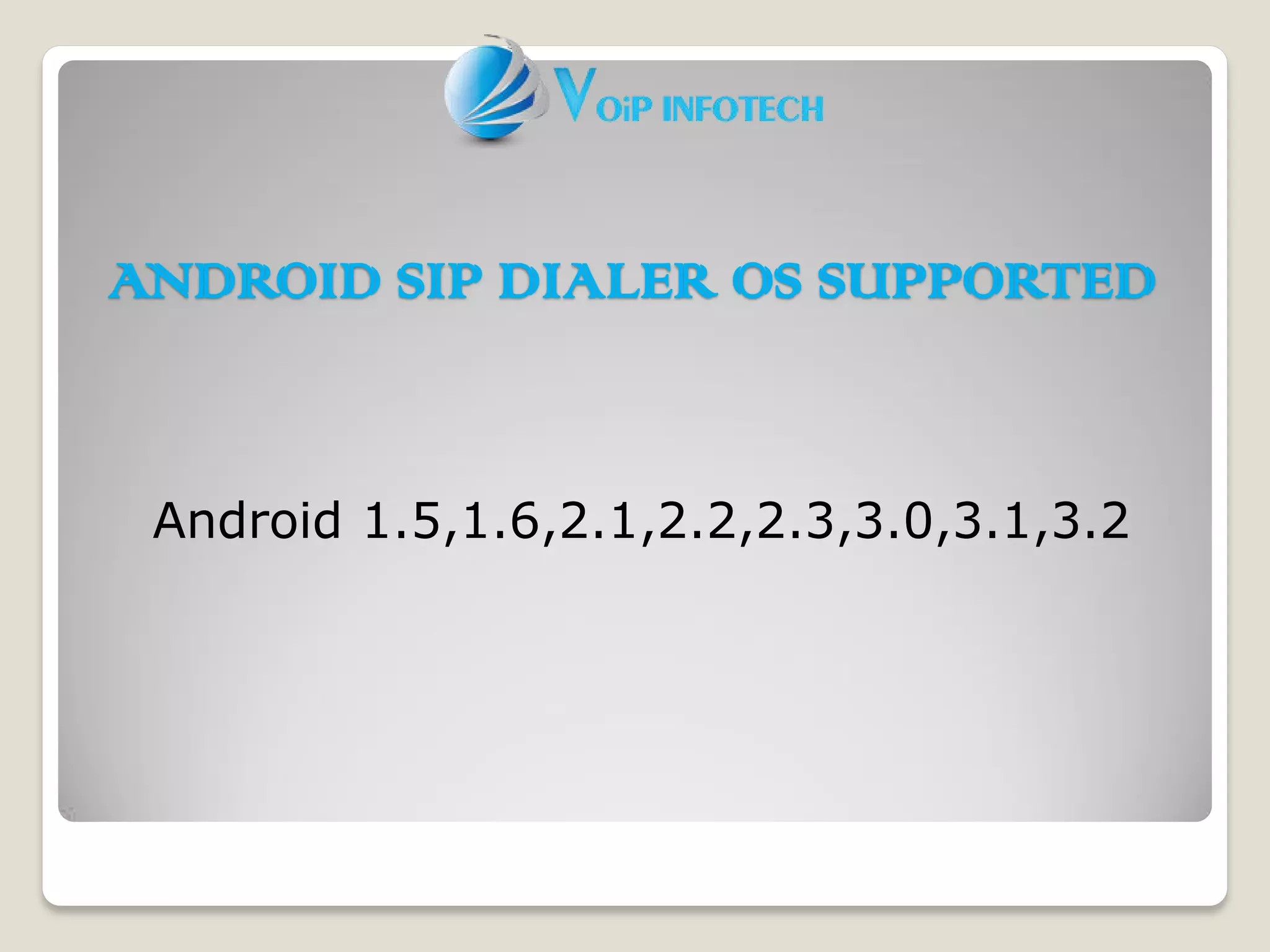 Android sip dialer | PDF