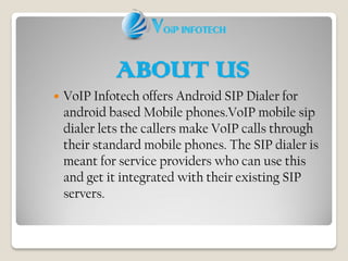 Android sip dialer | PDF