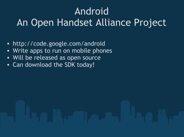 Android slides | PPT