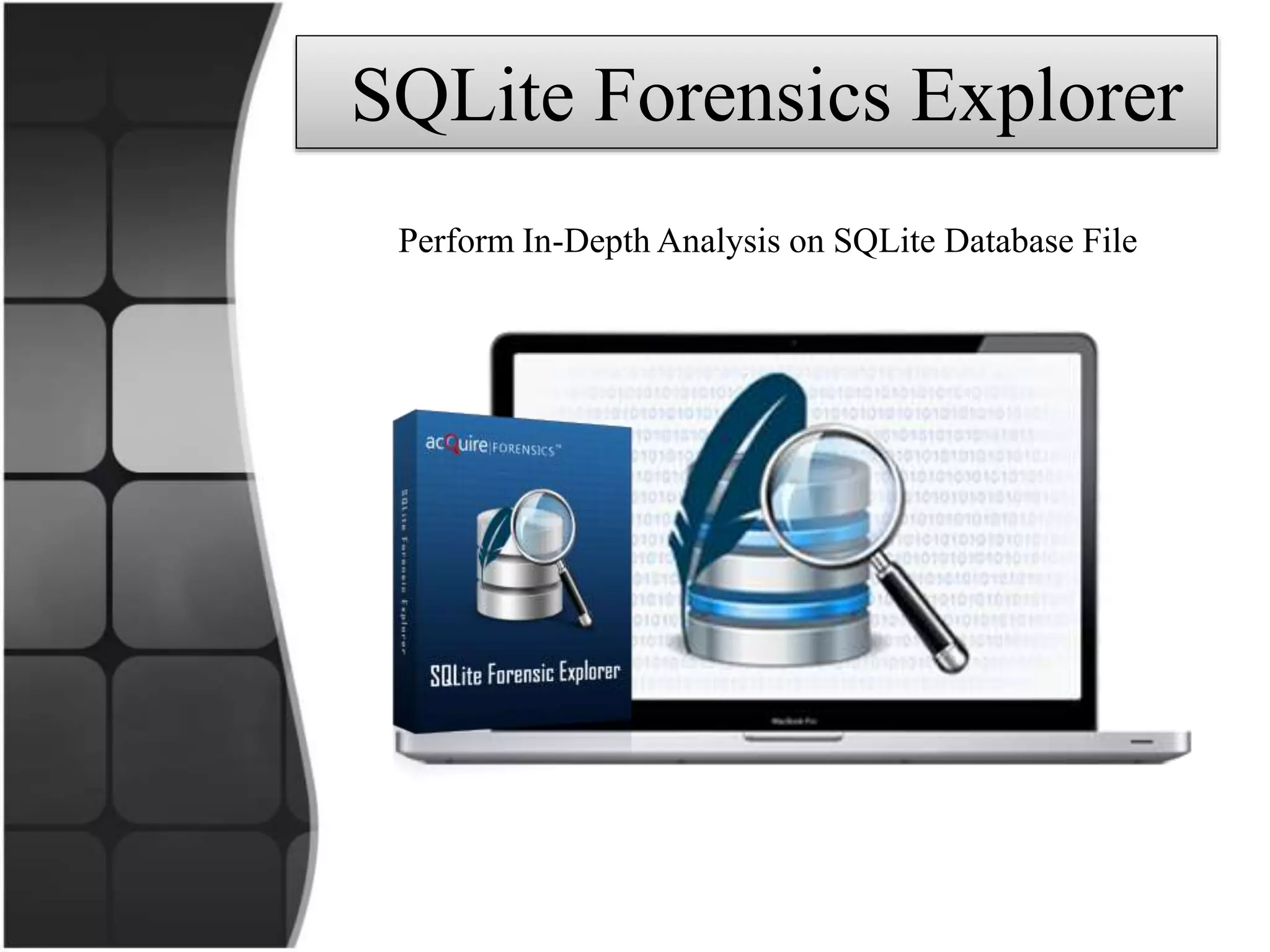 Android SQLite Database Forensics | PPT