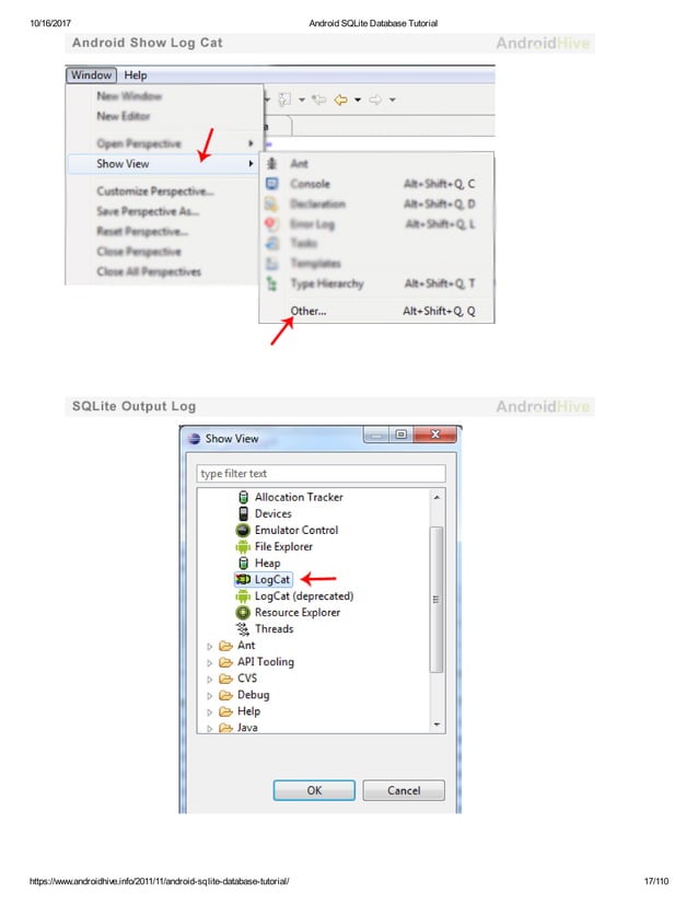 Android sq lite database tutorial | PDF