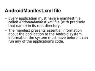 Android stepbystep | PPT