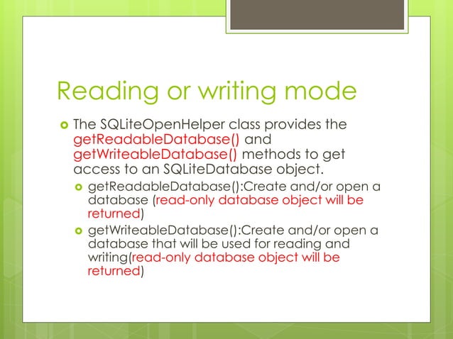 Android Training Storing Data Using Sqlite Ppt