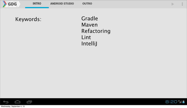 Android studio | PPT