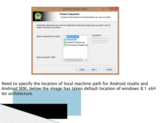 androidstudio.pptx | Operating Systems | Computer Software and Applications