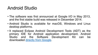 Android Studio development model and.pptx