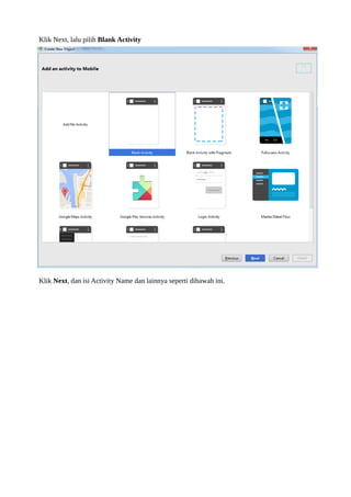 Belajar Android Studio - Membuat Aplikasi Android Sederhana | PDF