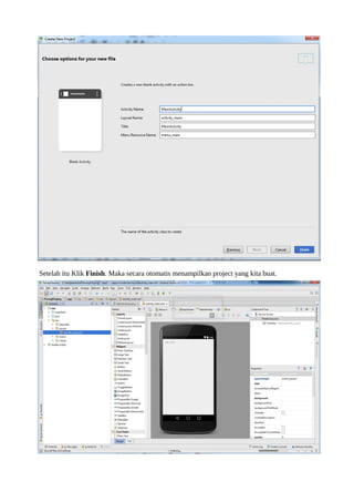 Belajar Android Studio - Membuat Aplikasi Android Sederhana | PDF