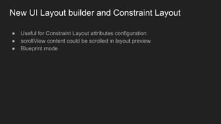 Android studio 2.2 Tips and Tricks | PPT