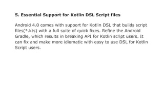 Android studio 4.0 new features preview | PPT