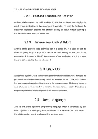 Android studio feature | PDF
