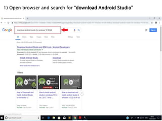 Android studio installation | PPTX