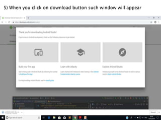 Android studio installation | PPTX