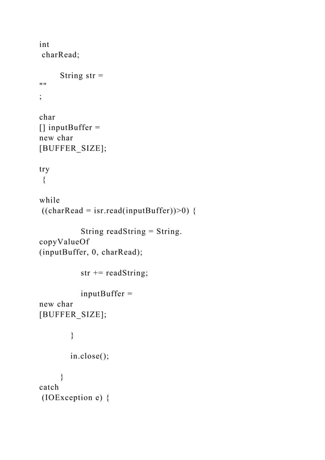 Android Studio (Java)Modify the Networking app (code given below.docx | Operating Systems ...
