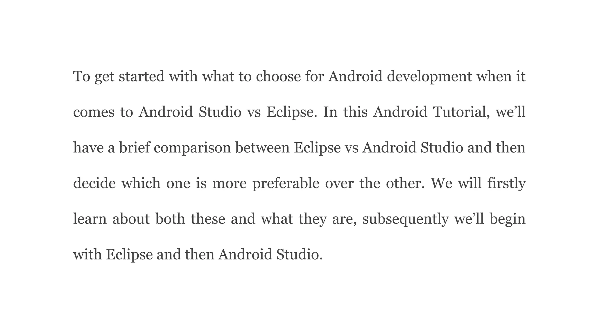 Android Studio Vs Eclipse lecture for mobile.pptx