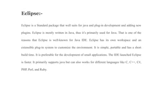 Android Studio Vs Eclipse lecture for mobile.pptx