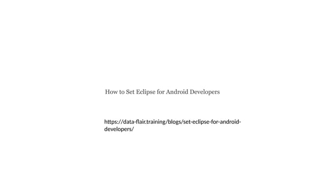 Android Studio Vs Eclipse lecture for mobile.pptx