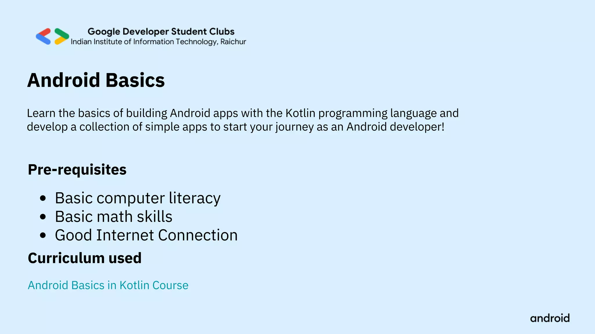 Android study jams | PPT