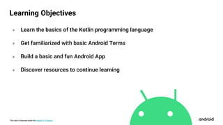 Android study jam session 1 | PPT