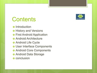 Android summer training report | PPT