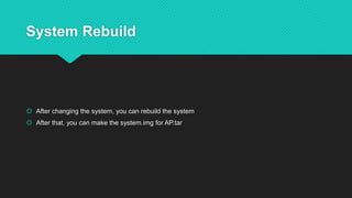 Android System Image Modification | PPTX