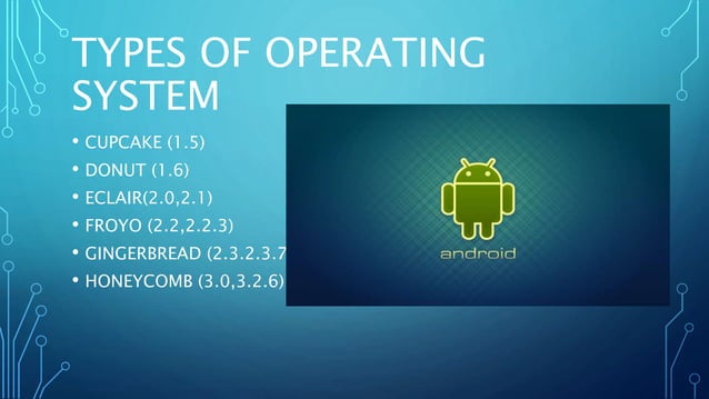Android System Operating System 1 Pptx Operating Systems Computer Software And Applications