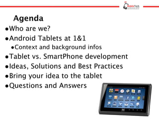 MTC 2010 - Android Tablet Development | KEY