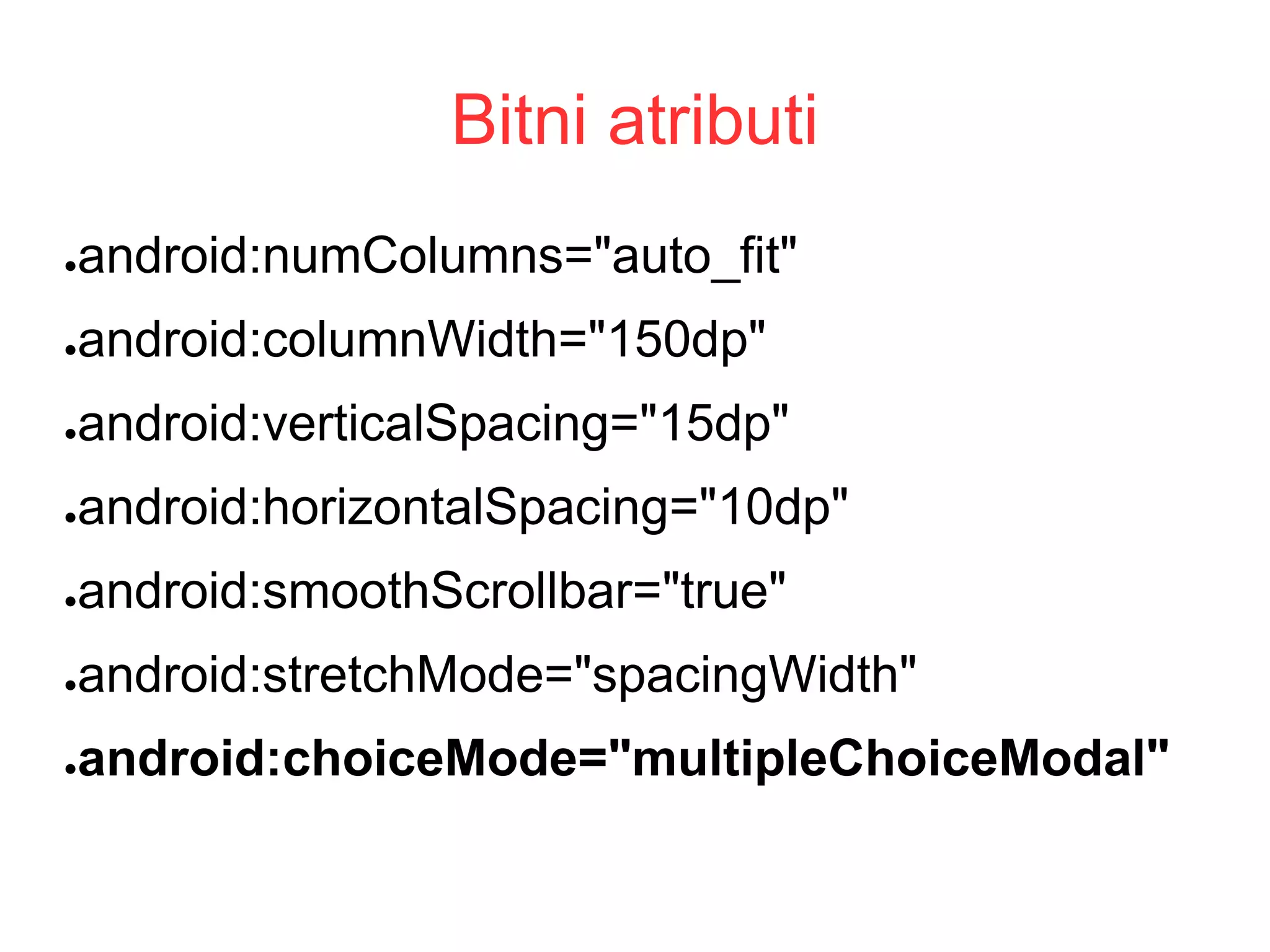 Infinum Android Talks #01 - GridView | PPT